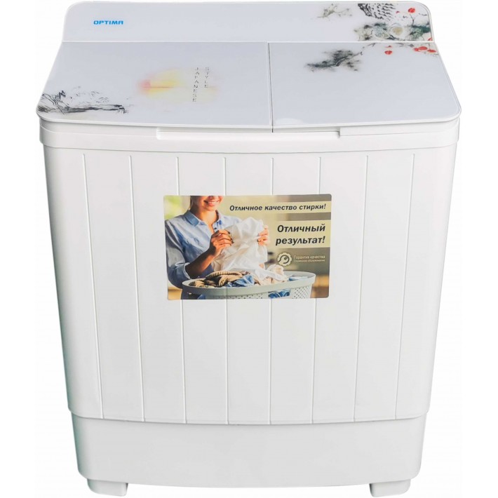 Активаторная стиральная машина Optima МСП-95СТ белый