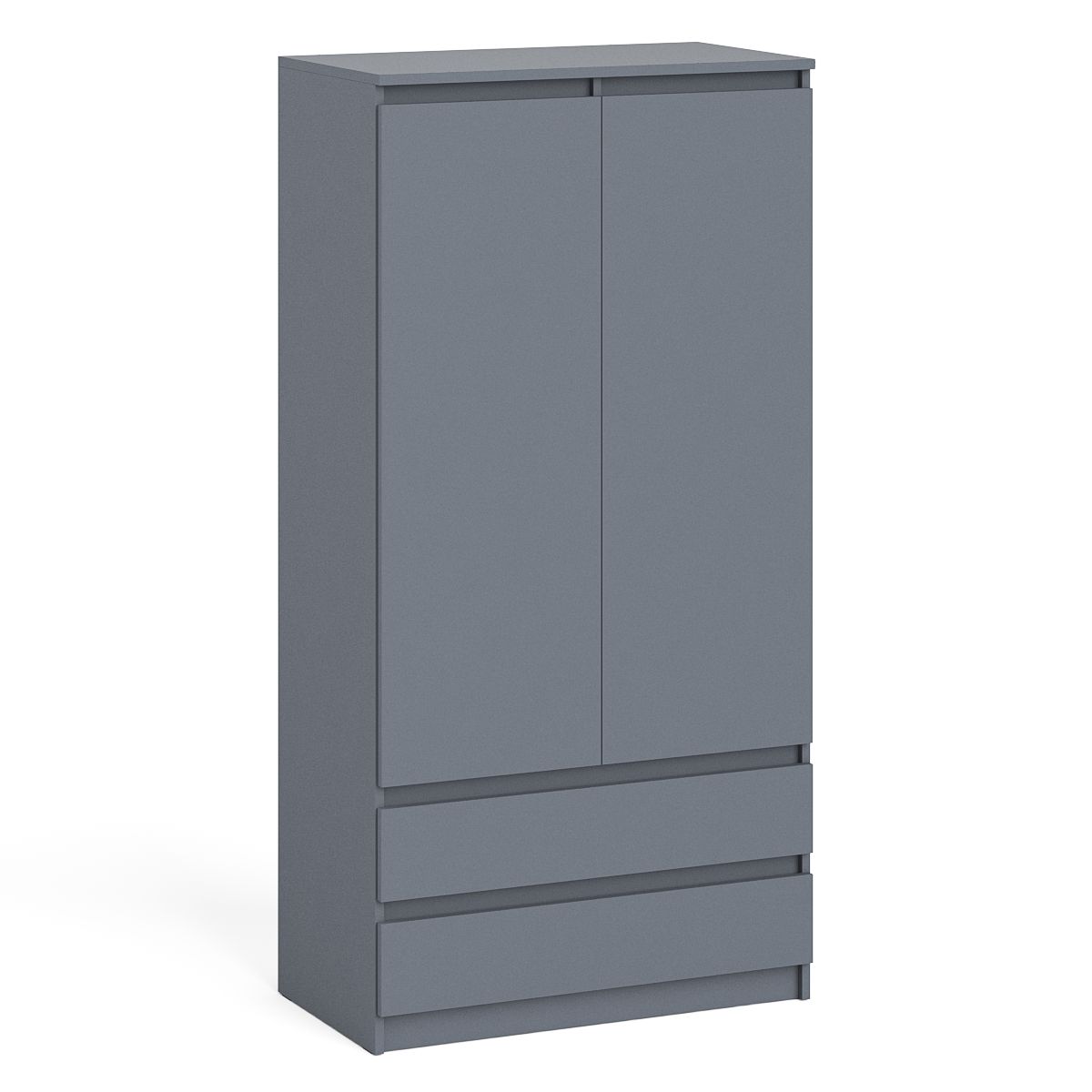 Шкаф-комод два ящика и две дверки СВК Мори МШ900.1 графит, 90,4х50,4х179,6 см