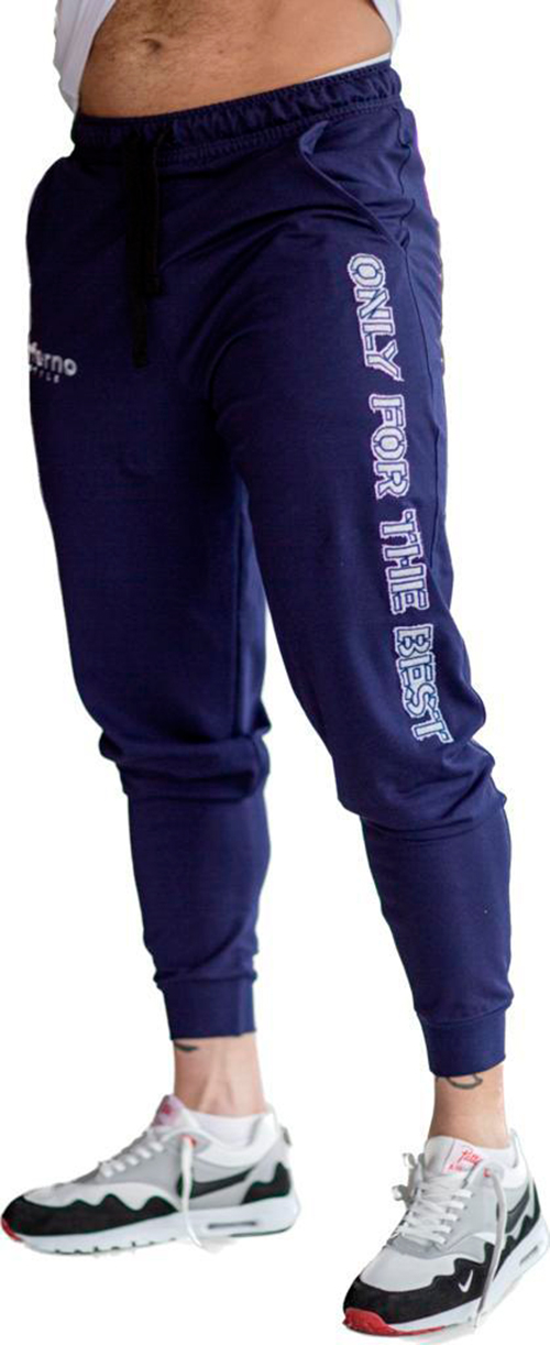 Спортивные брюки мужские INFERNO style Б-001-003 синие 3XL