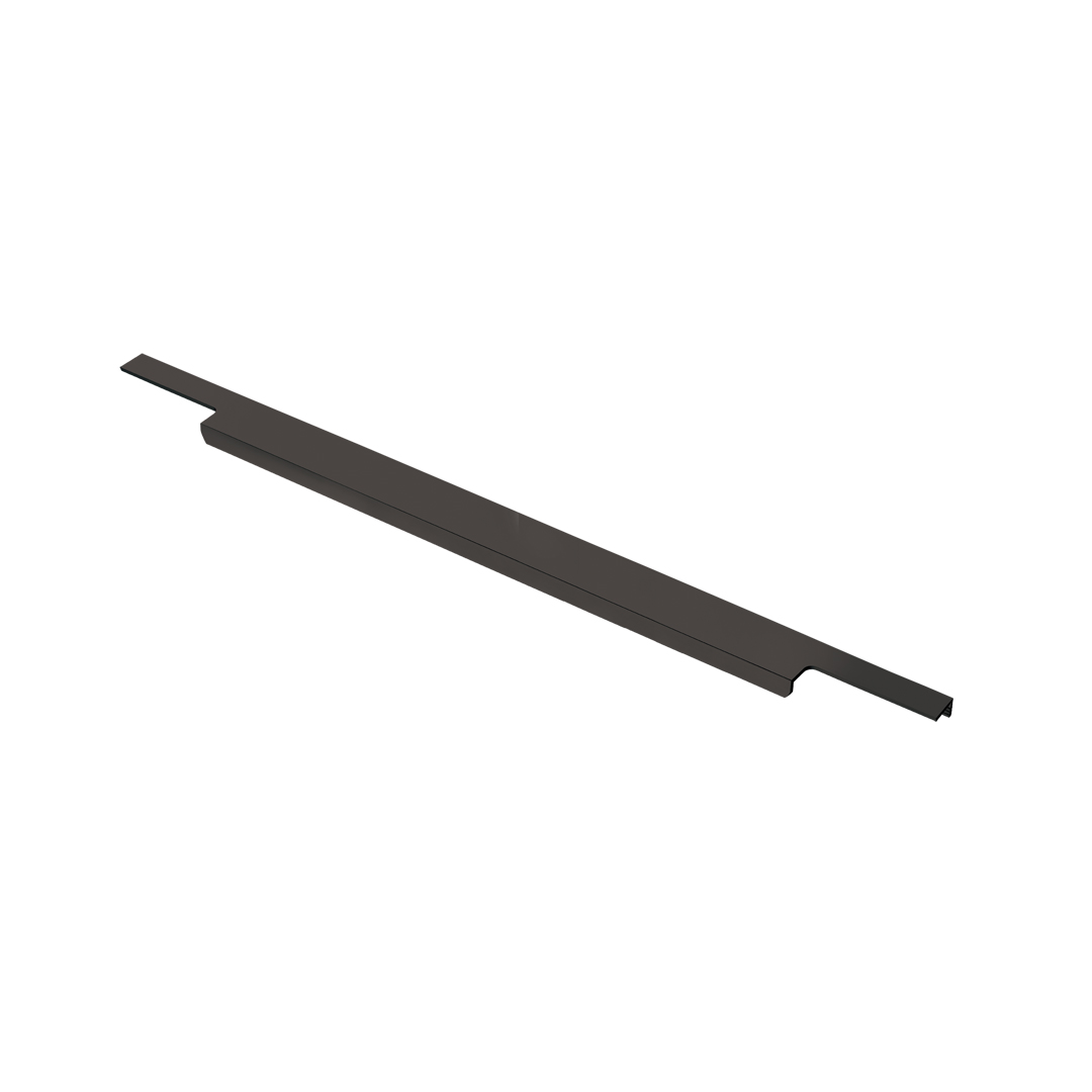 Ручка торцевая KERRON 600 мм матовый черный RT-001-600 BL