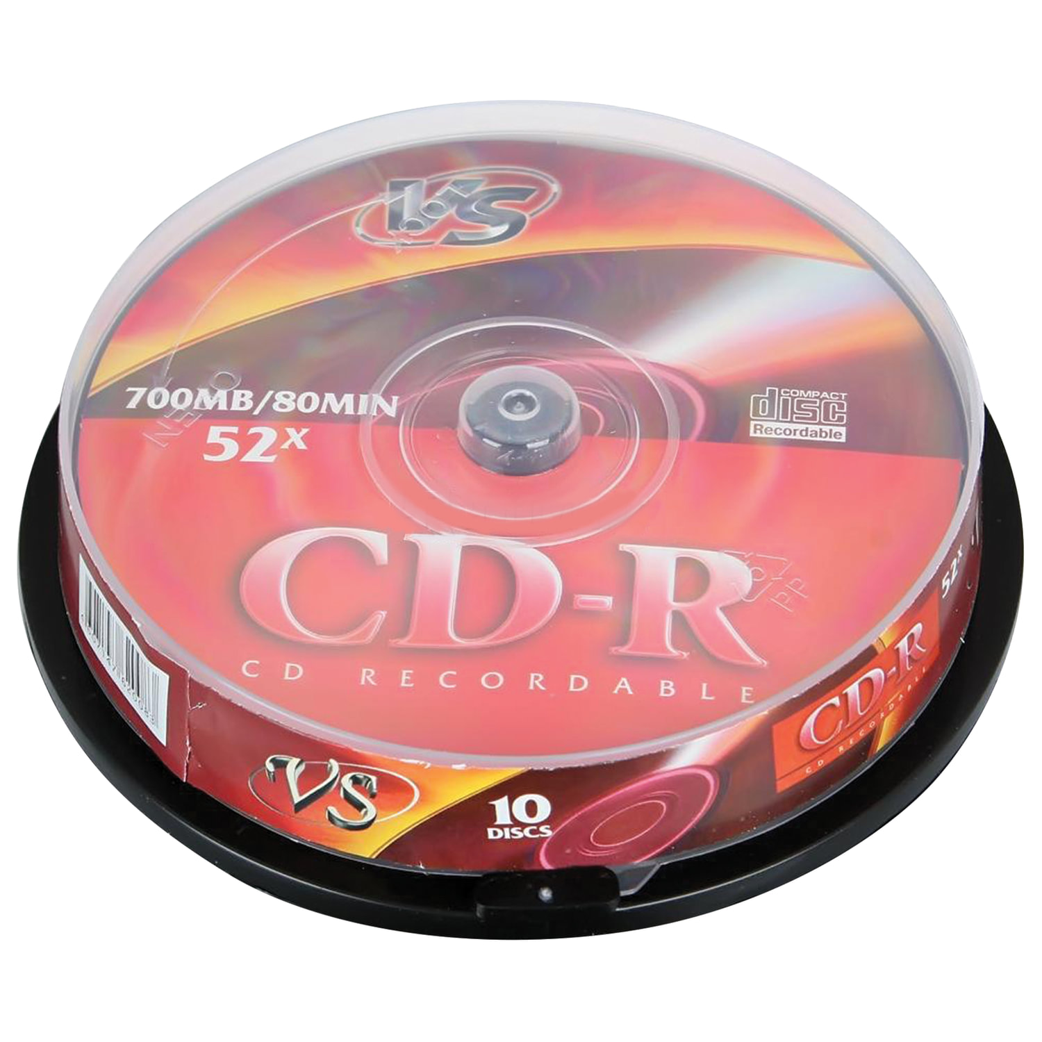 Диск VS CD-R 700 Mb Cake Box 10 шт