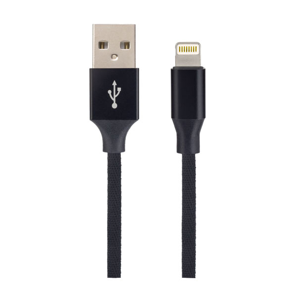 Кабель Perfeo для iPhone, USB - 8 PIN (Lightning), черный, длина 2 м., бокс (I4317)