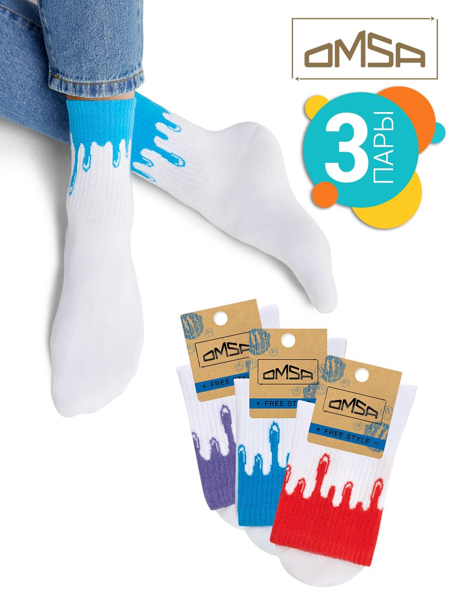 Комплект носков мужских Omsa SNL-543289 разноцветных 39-41