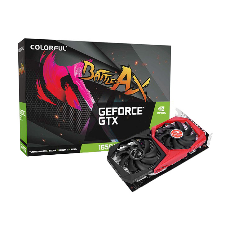 Видеокарта Colorful NVIDIA GeForce GTX 1650 SUPER Battle-Ax NB (GTX 1650 SUPER NB 4G-V)