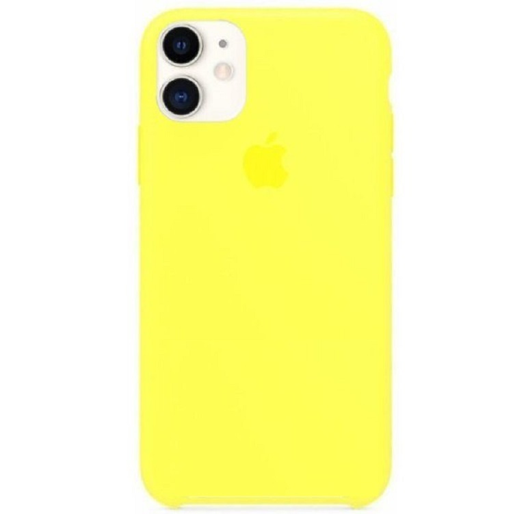 Чехол для Apple iPhone 11 Pro Max Silicone Case (Лимонный)