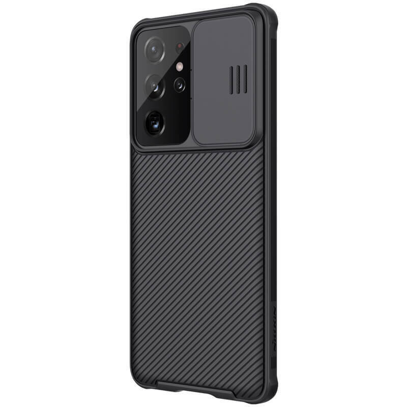 Накладка Nillkin CamShield Pro Case с защитой камеры для Samsung Galaxy S21 Ultra (черный)