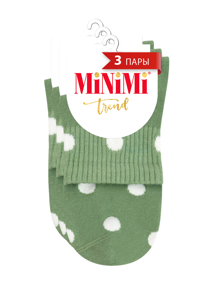Комплект носков женских Minimi Basic SNL-540820 зеленых 39-41