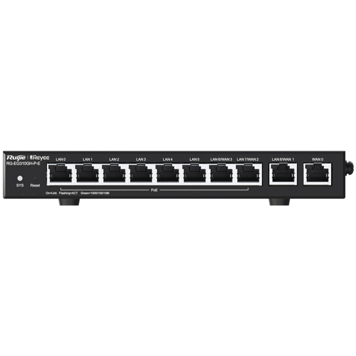 Коммутатор Reyee RG-EG310GH-P-E черный