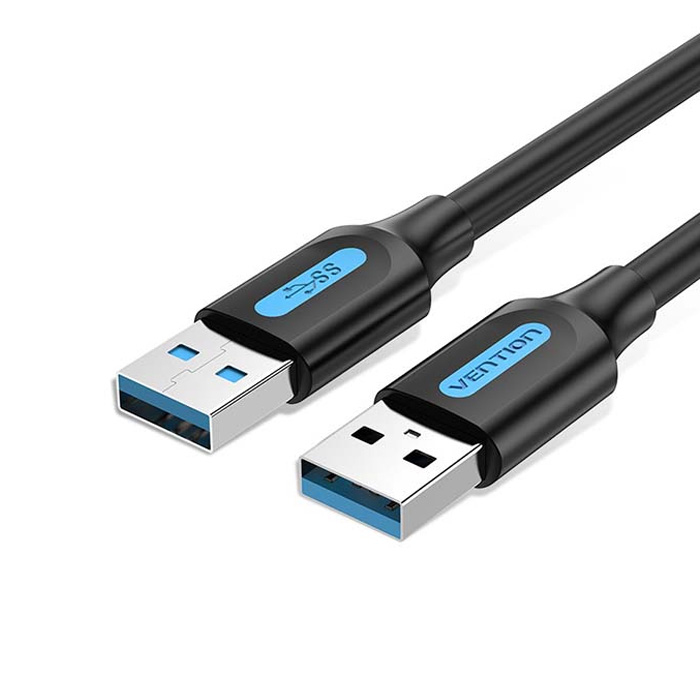 Кабель Vention USB A-USB A, M-M 0,5м Black (CONBD)