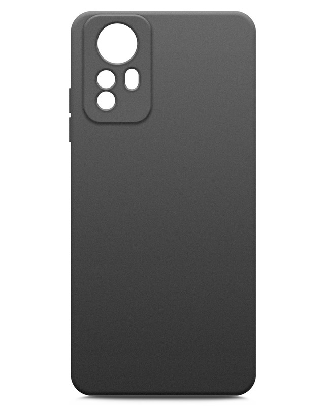 Чехол Brozo на Xiaomi Redmi Note 12S силиконовый черный(матовый)