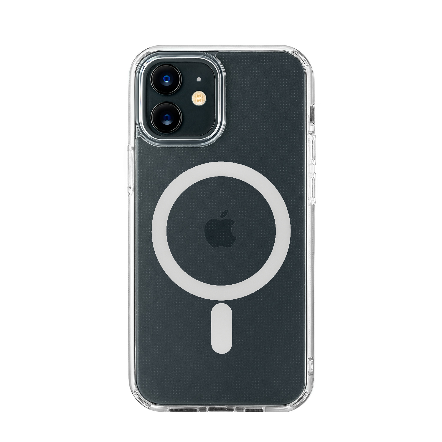 Чехол uBear для iPhone 12 / 12 Pro, Real Mag Case, чехол защитный усиленный, прозрачный