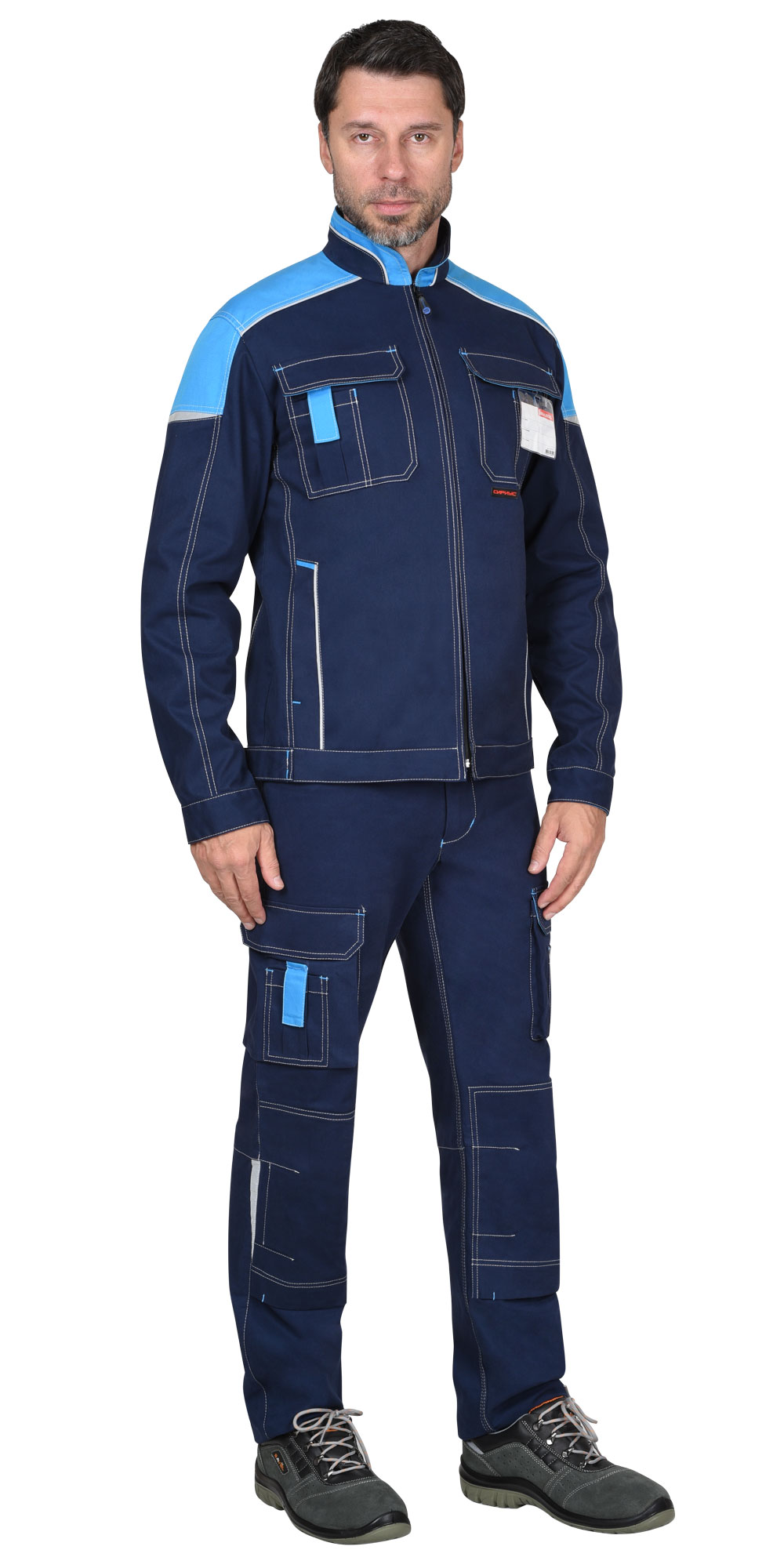 Куртка рабочая мужская СириуС 125949 синяя 48/182-188