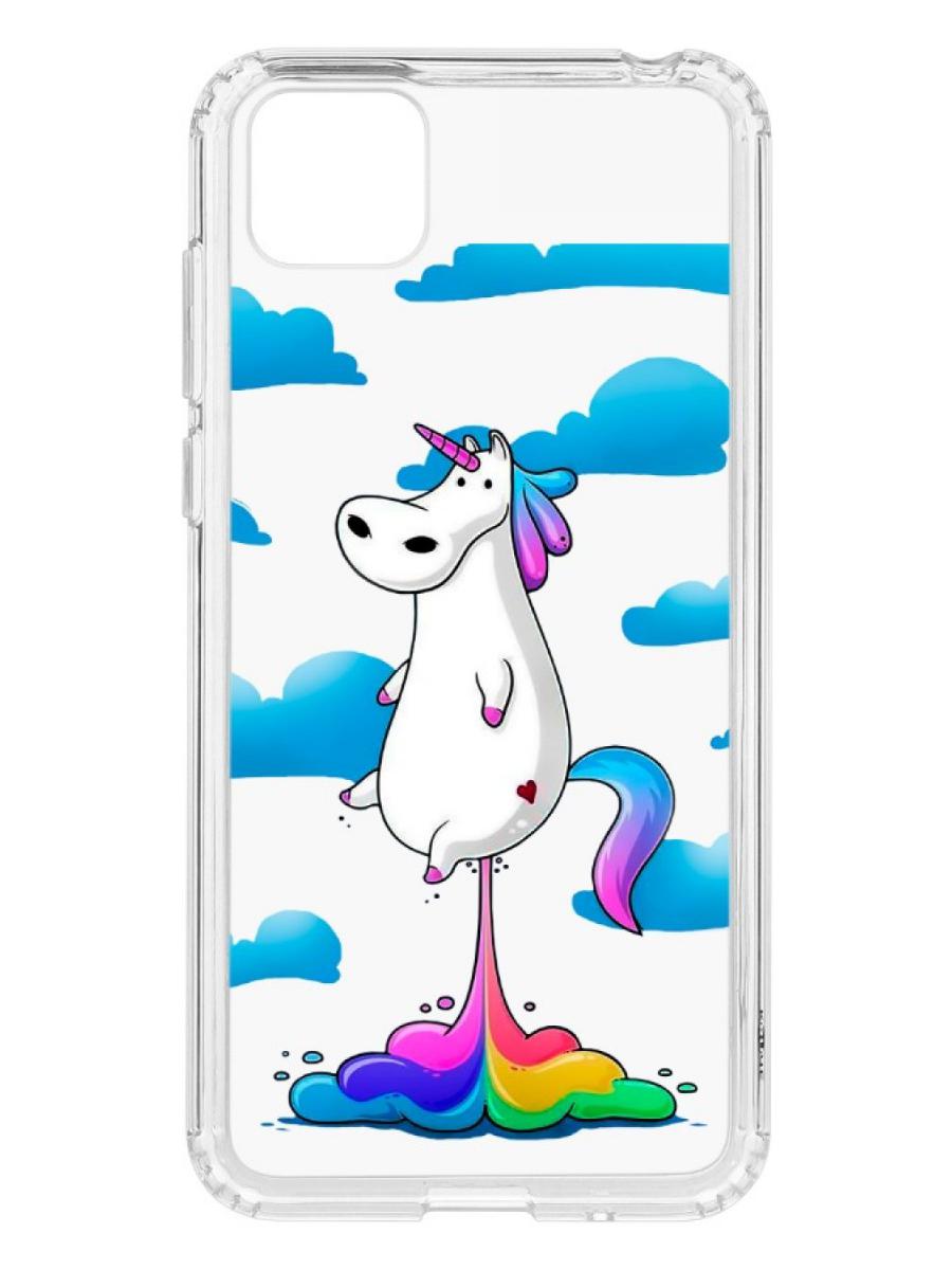 Чехол для Huawei Honor 9S КRUЧЕ Print Flying Unicorn
