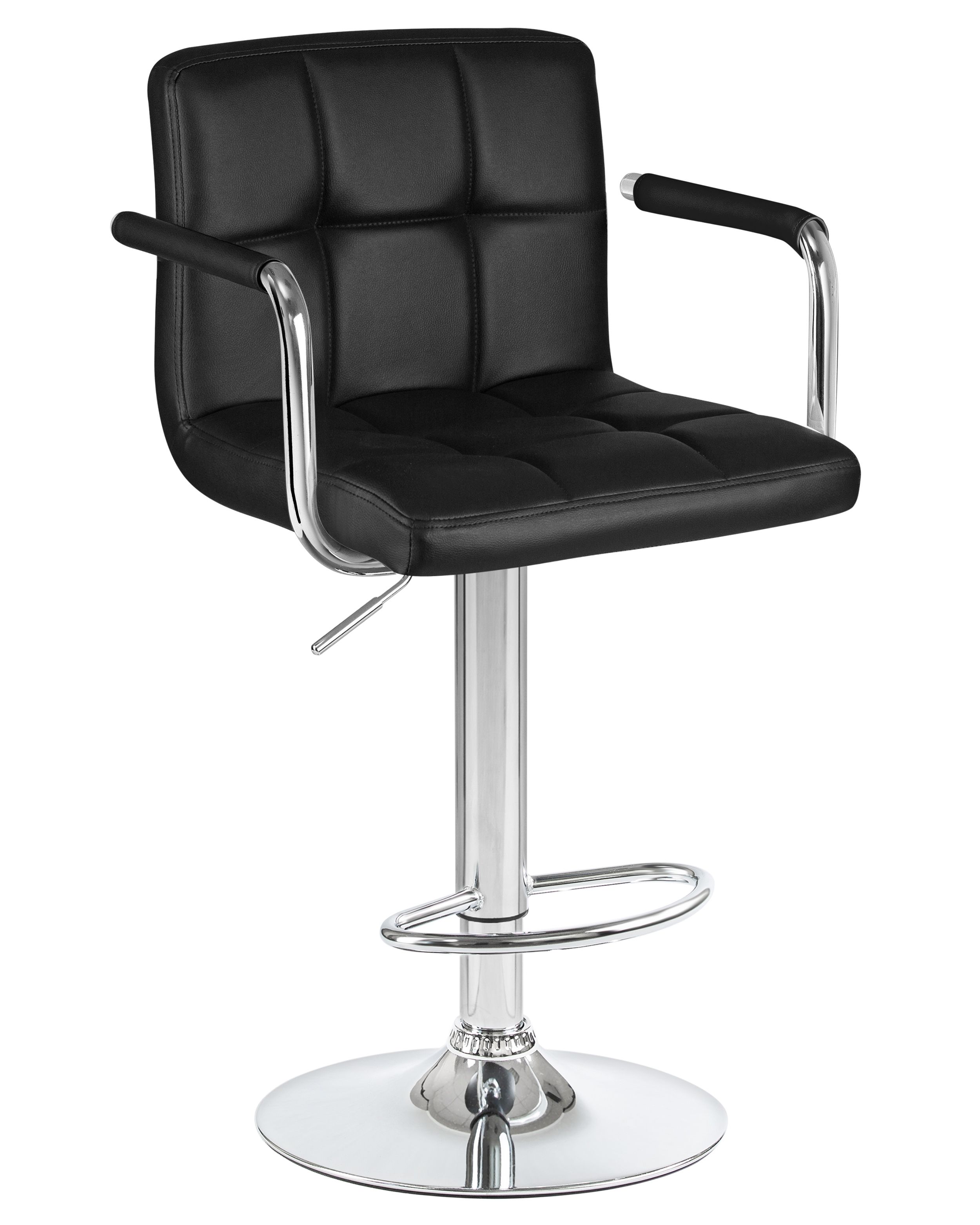Барный стул Лого-М 5011, хром/коричневый