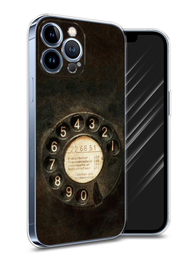 Чехол Awog на Apple iPhone 13 Pro Max / Айфон 13 Pro Max "Старинный телефон"