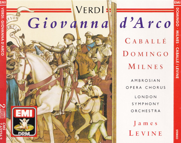 Verdi - Giovanna d'Arco (Joan of Arc)/ Caballe   Domingo   Milnes   LSO   Levine (2 CD)