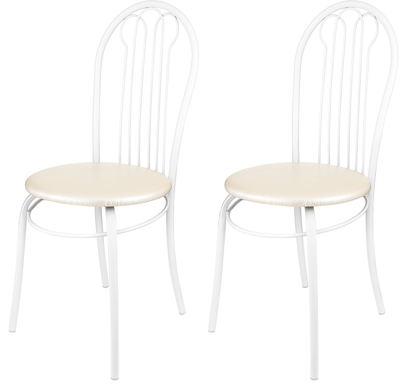 Комплект стульев  KETT-UP TOSCANA , белый/жемчуг, 2 шт