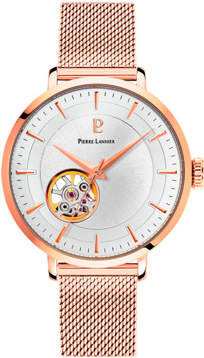 Наручные часы женские Pierre Lannier 307F928 розовые/золотистые