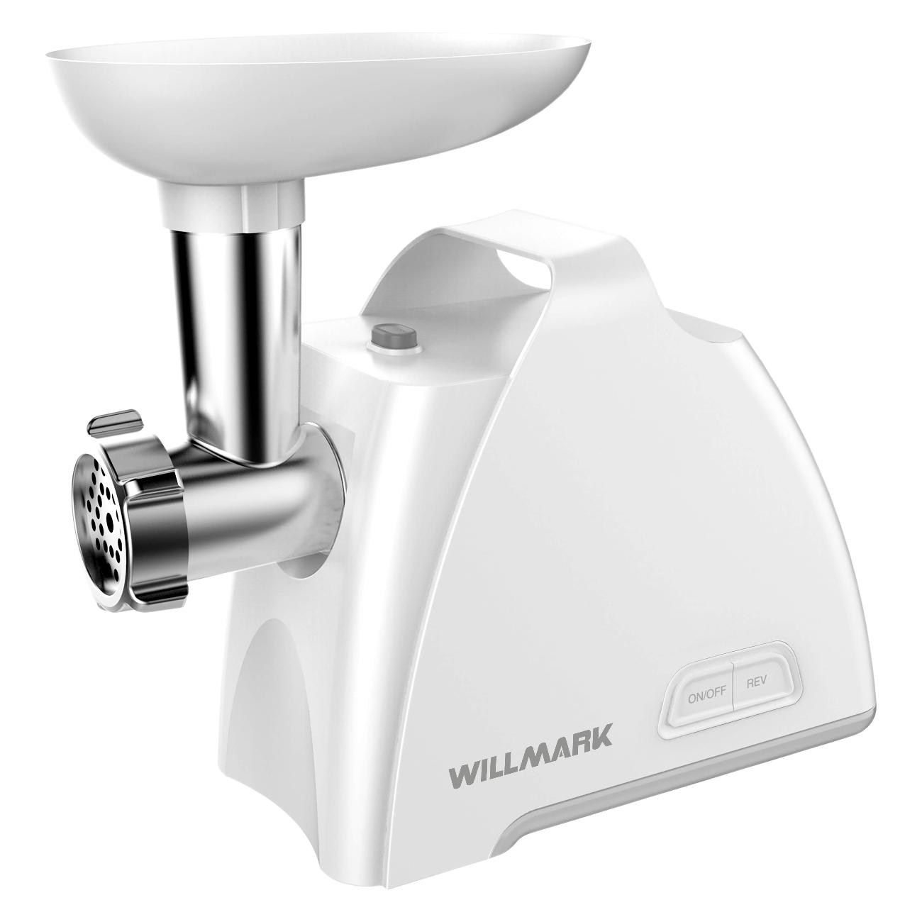 Мясорубка электрическая WILLMARK WMG-2083W белый