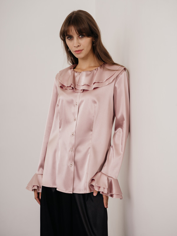Блуза женская Модный дом Виктории Тишиной Мико розовая M