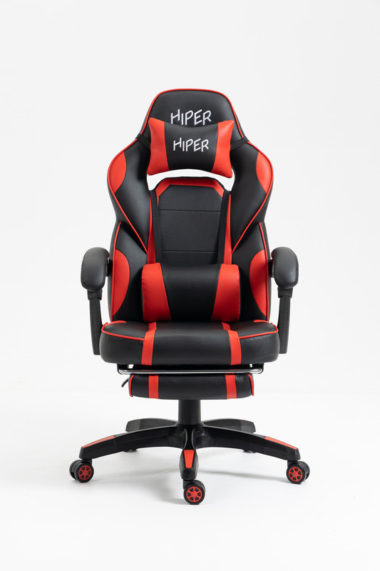 Кресло игровое Hiper Strong HGC003, черный, красный