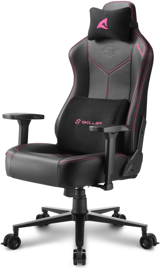 Игровое кресло Sharkoon Skiller SGS30 (Black/Pink)
