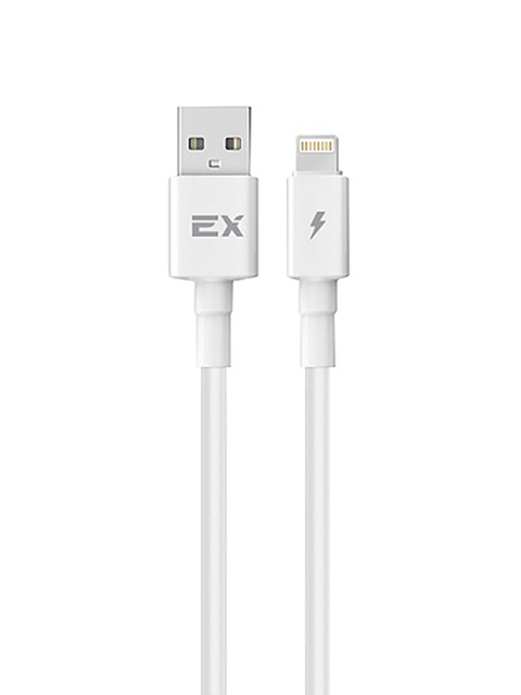 Кабель Exployd Rash USB - Lightning 2A 1m White EX-K-1151