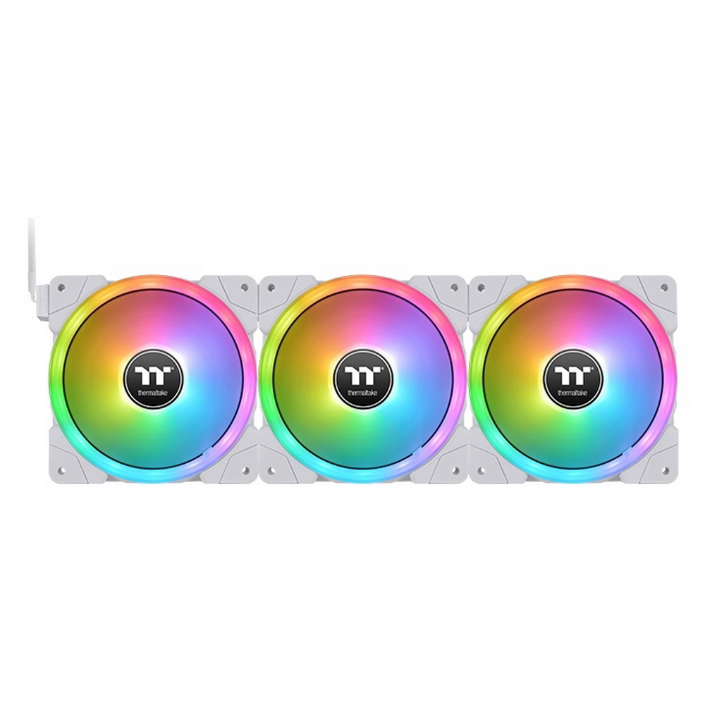 Корпусной вентилятор Thermaltake SWAFAN EX12 RGB WHITE 3 Pack (CL-F161-PL12SW-A)