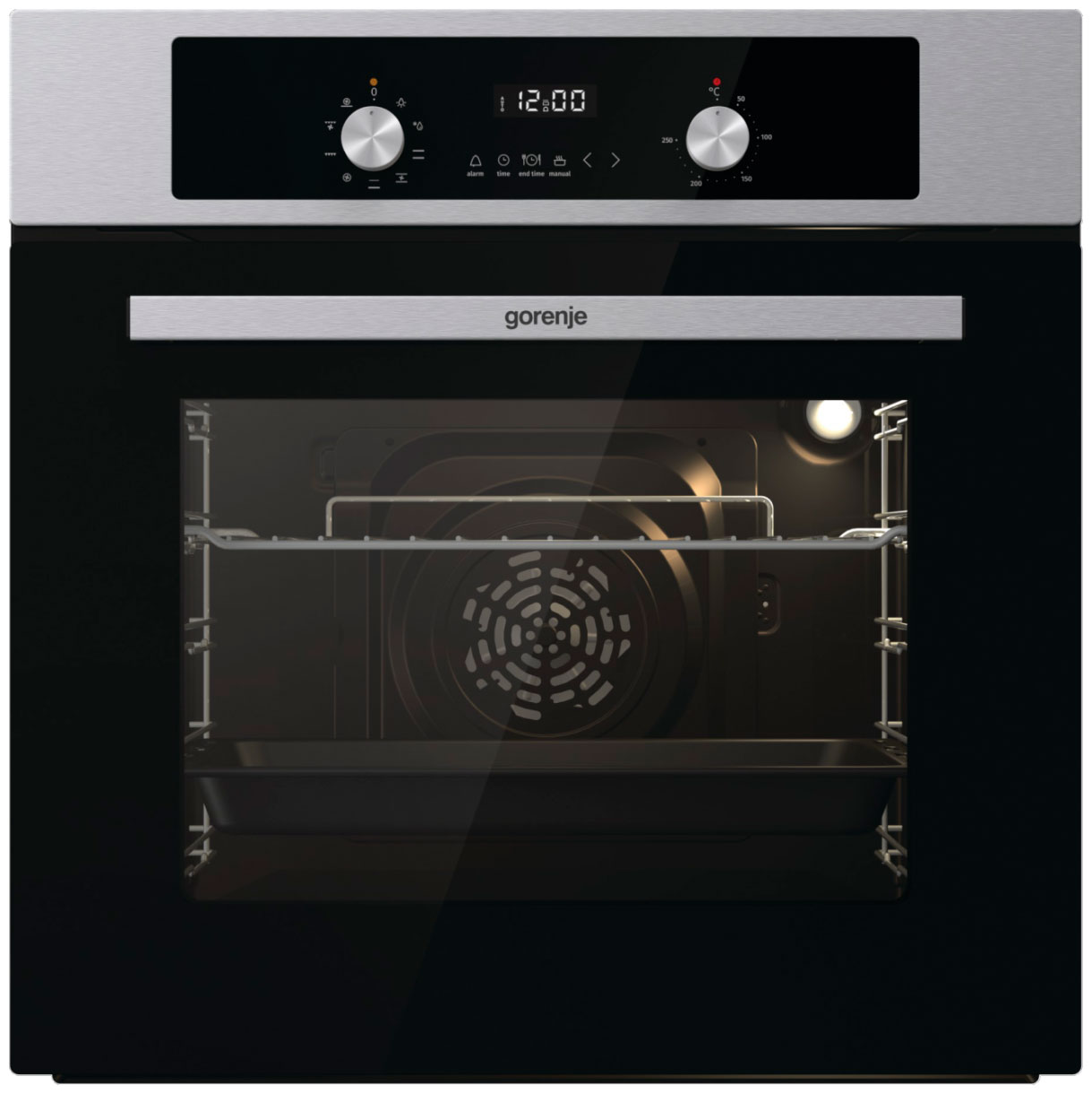 Встраиваемый электрический духовой шкаф Gorenje BO6737E02AXK черный