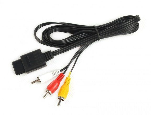 Композитный AV видео кабель (Composite Cable) для Super Nintendo (SNES, SHVC)