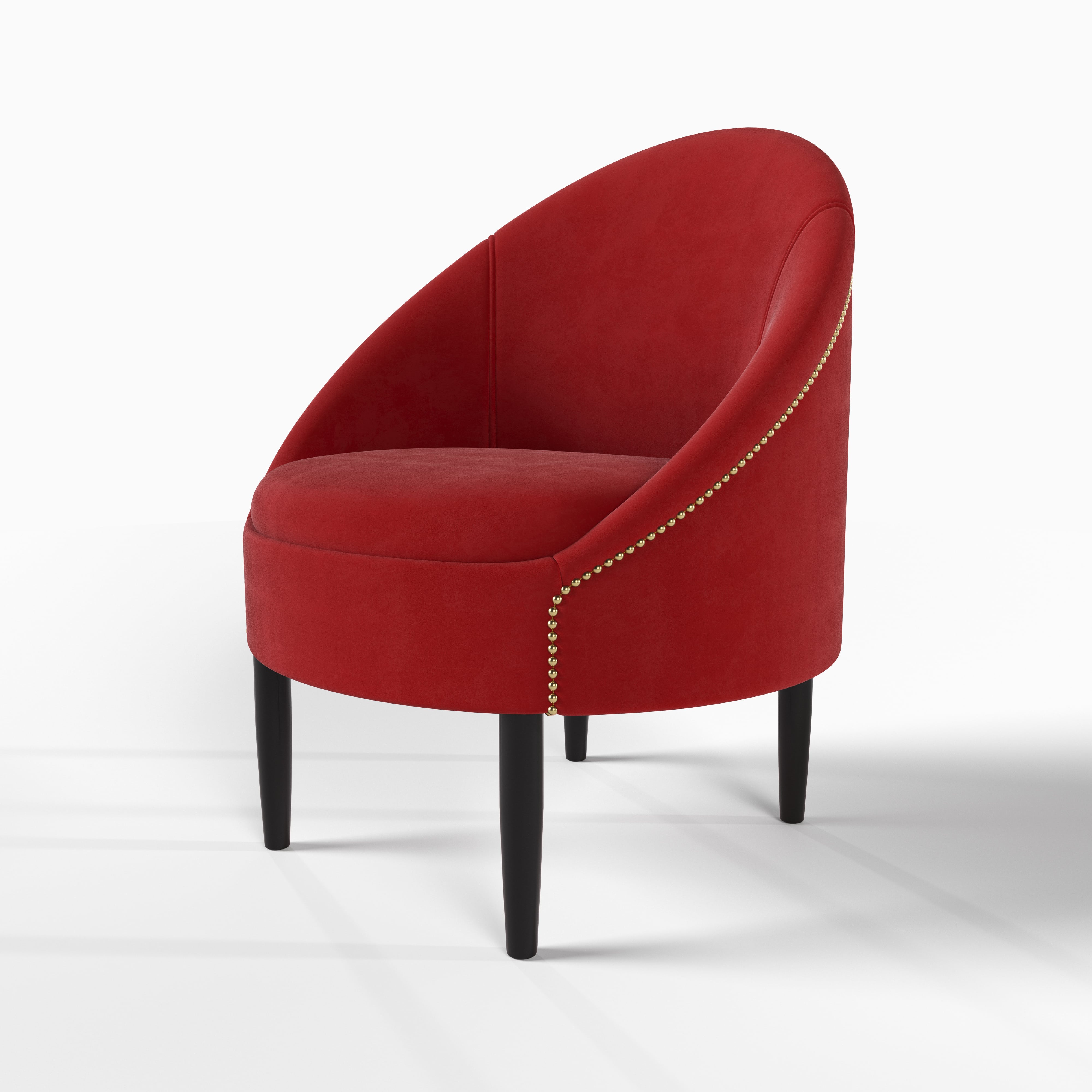 Кресло, SALON TRON, Мадрид красное, 71х65х85