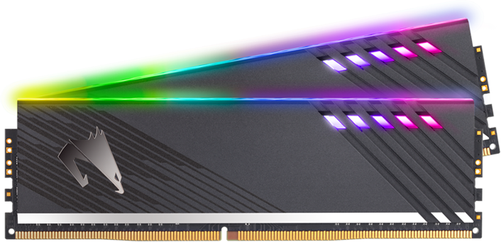Оперативная память Gigabyte 16GB Gigabyte DDR4 3600 DIMM Aorus RGB Gray Gaming Memory