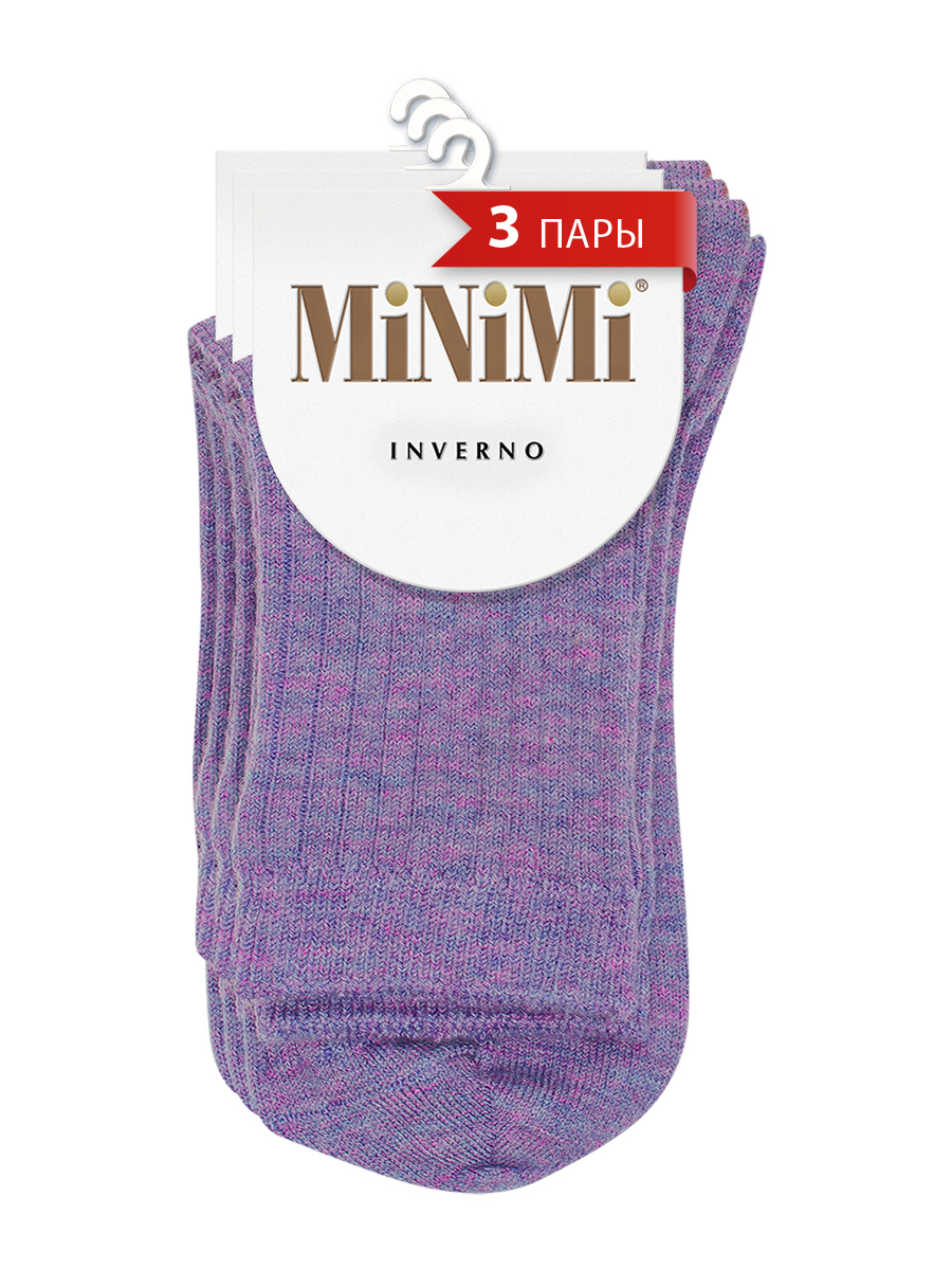 Комплект носков женских Minimi Basic SNL-475310 фиолетовых 39-41