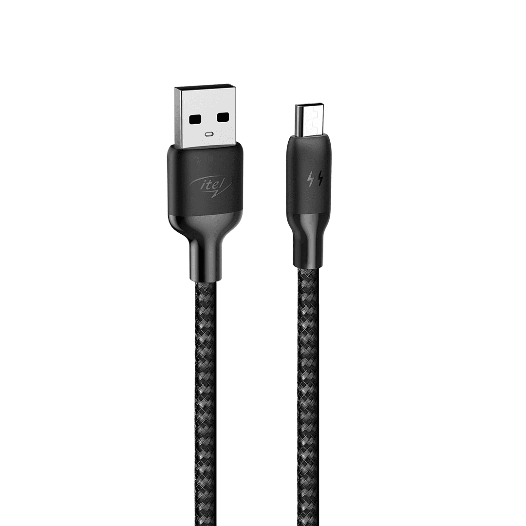 Кабель micro USB-USB Itel 1 м черный