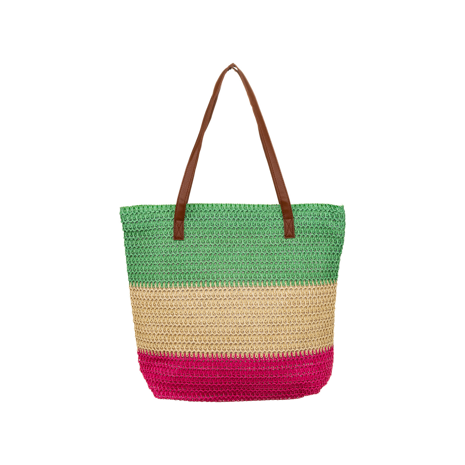 Пляжная сумка женская INSTREET YU-31BWC-001 разноцветная
