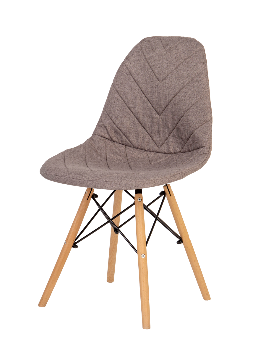 Чехол на стул  LuxAlto 11504 в стиле Eames, Серо-бежевый, 1 шт.