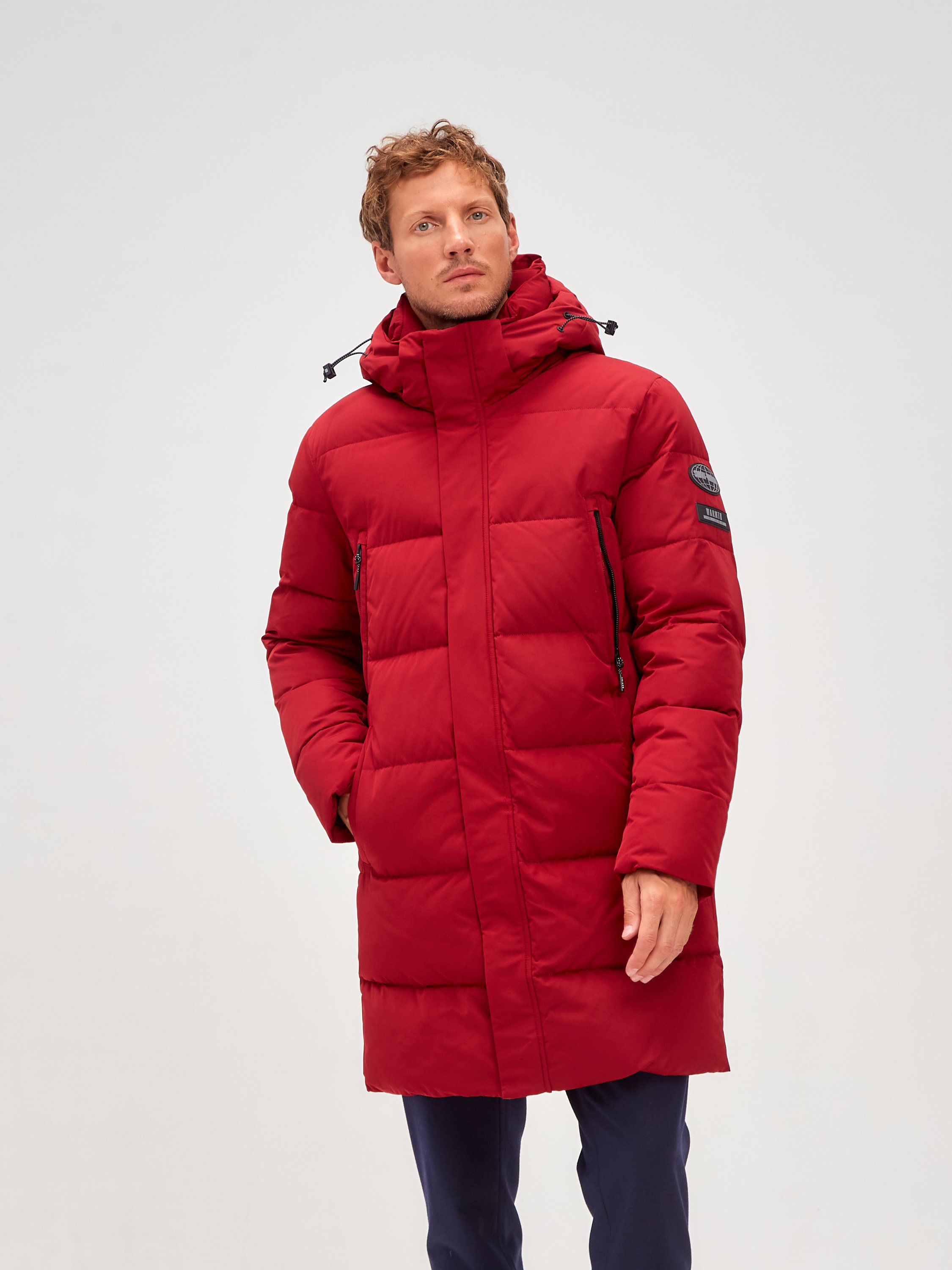Пальто мужское Grizman 71854 красное 48