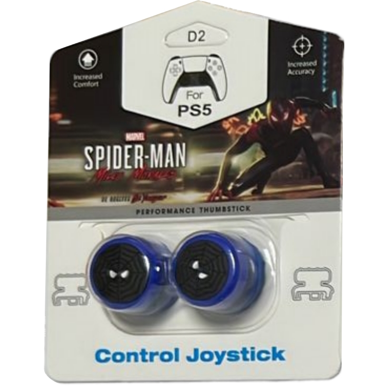 Накладки на стики для DualSense/DualShock 4 DH Spiderman Miles Morales\D02 Blue PS4/PS5