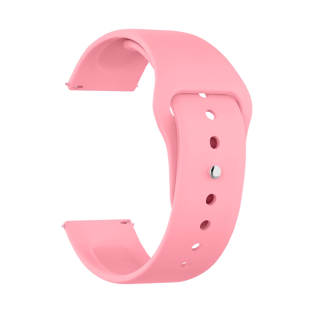 Ремешок Deppa Band Silicone универсальный, 20 mm, Silicone, Pink