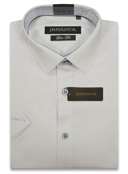 Рубашка мужская Imperator Corsica 4-k-sl. белая 43/170-178