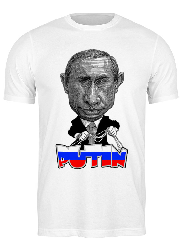 Футболка мужская Printio Putin белая M