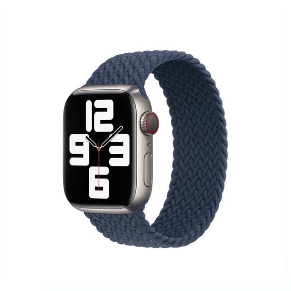 Монобраслет для Apple watch 38/40 (size 6 - 156 ) плетенный темно-серый