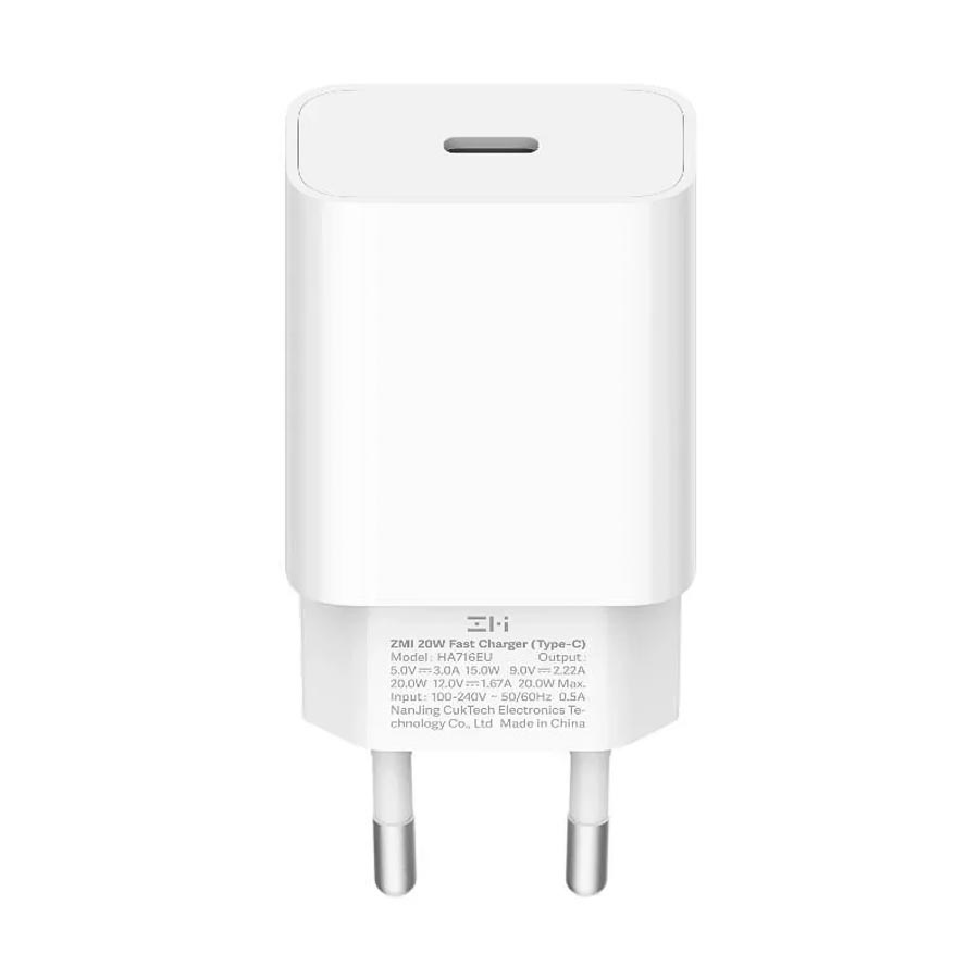 Сетевое зарядное устройство Xiaomi (Mi) ZMI TypeC MFI 20W QC 3.0 PD Apple QC charger 2A EU