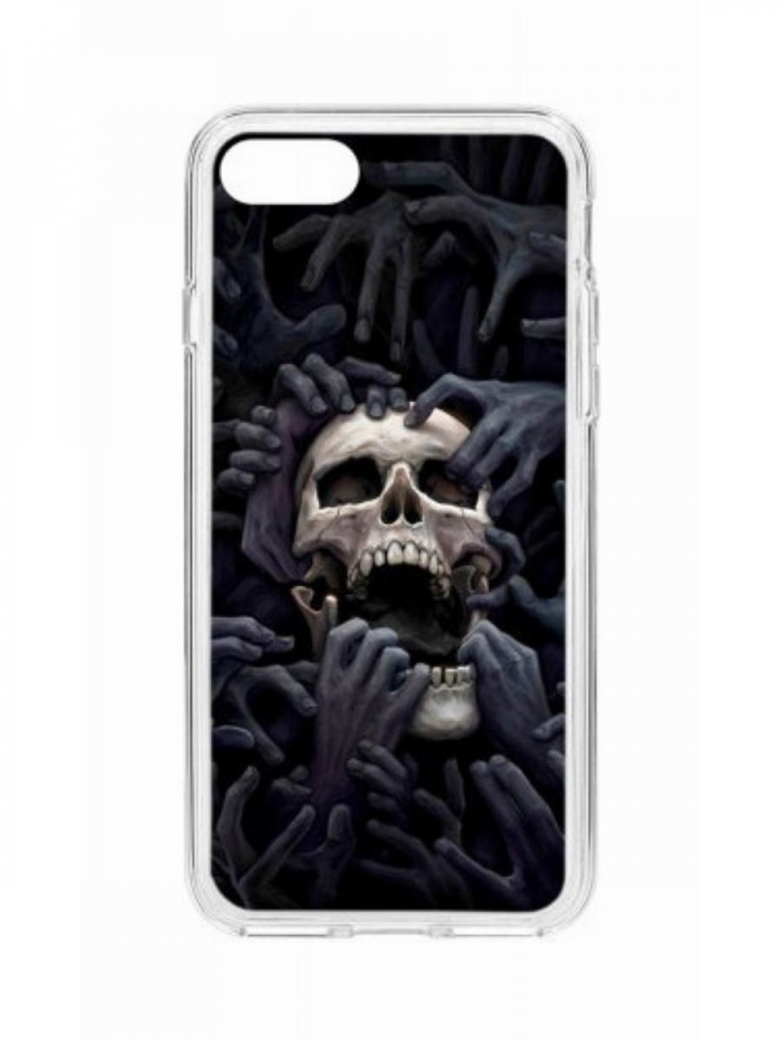 Чехол для Appe iPhone 7 Kruche Print Skull Hands
