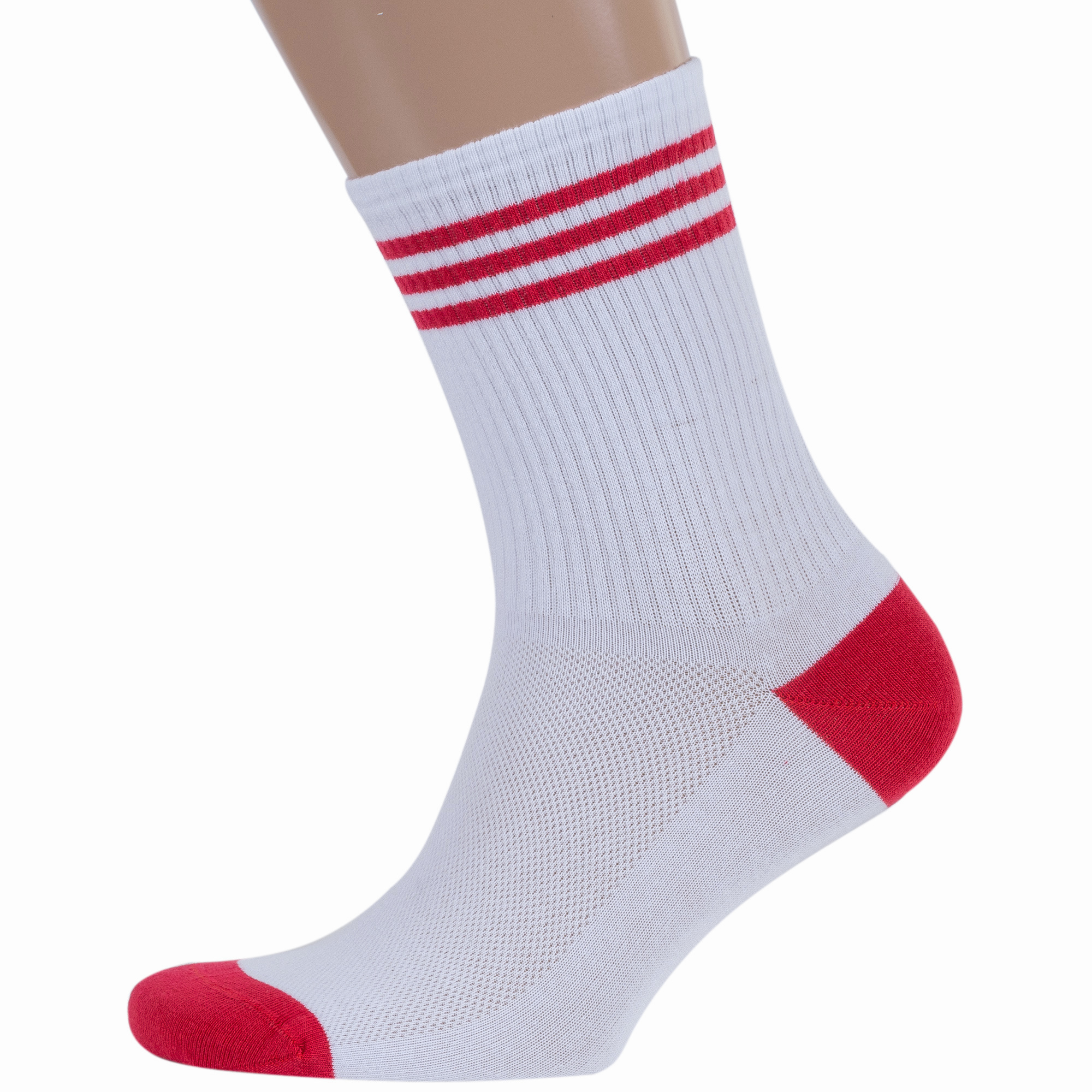 Носки мужские Rusocks М3-13745 белые 25-27