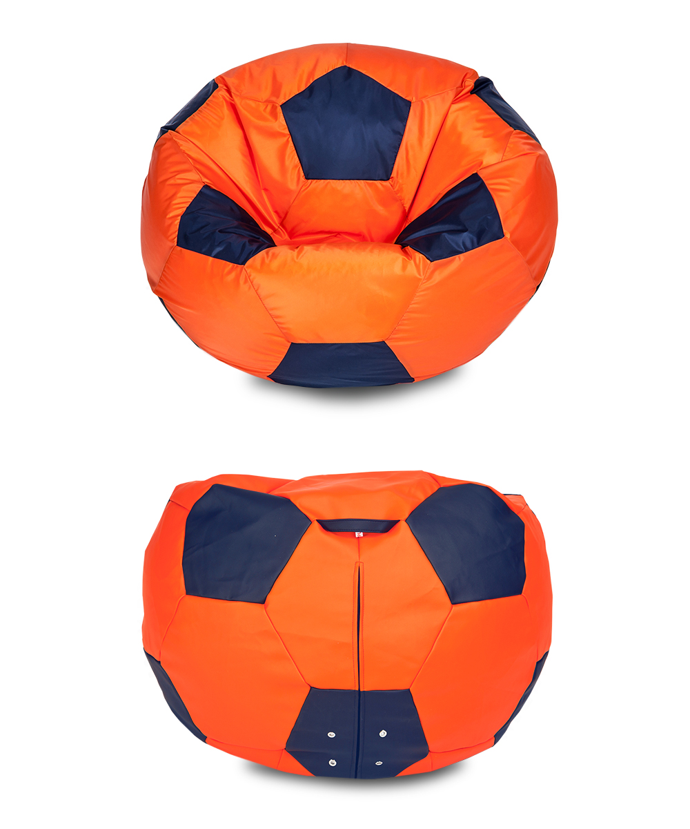 Кресло-мешок WowPuff Мяч Футбольный большой, Оранжевый