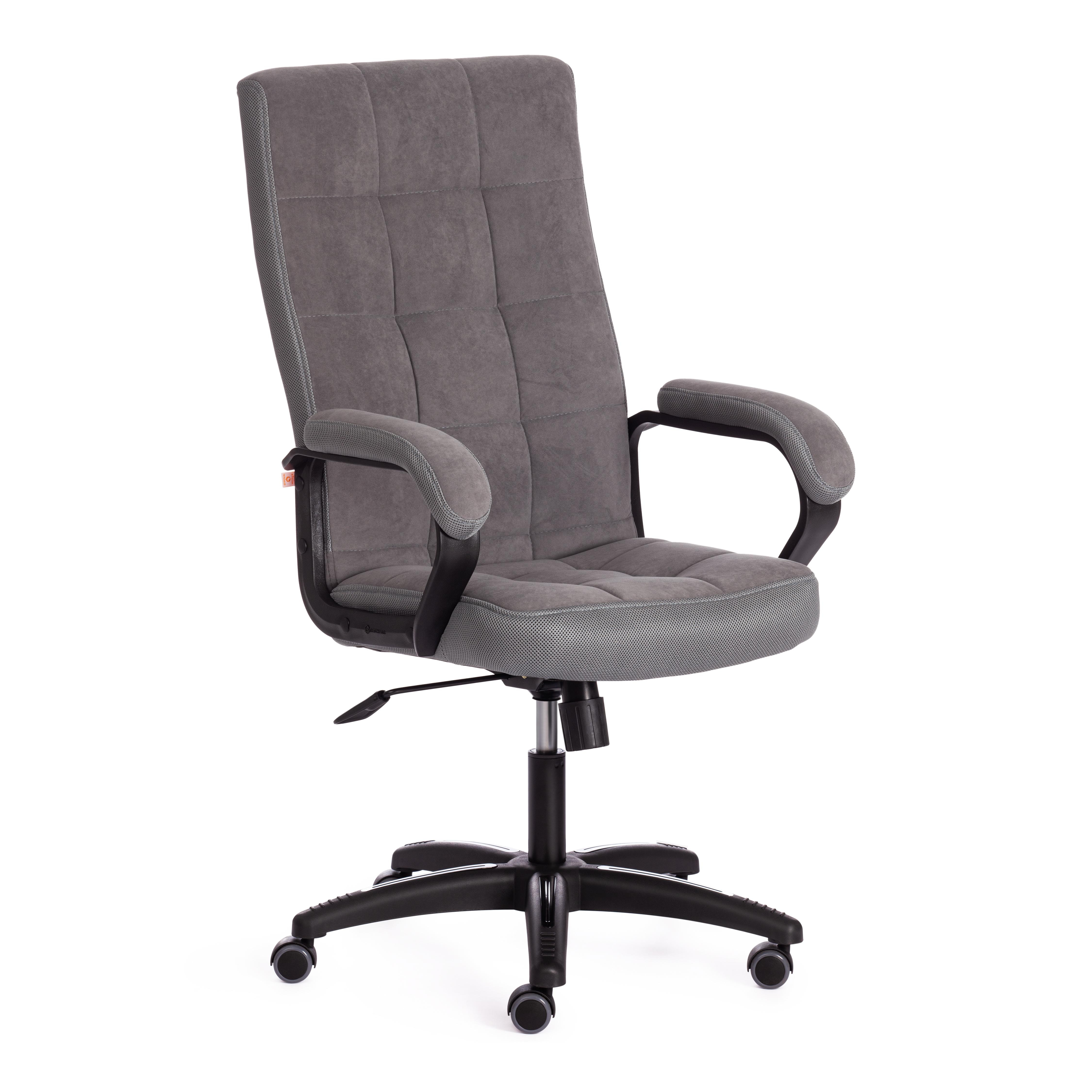 Офисное кресло TetChair TRENDY 22 , флок, ткань, серый