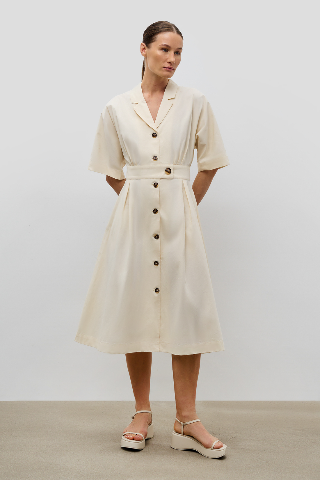 Платье женское Baon B4523006 белое L