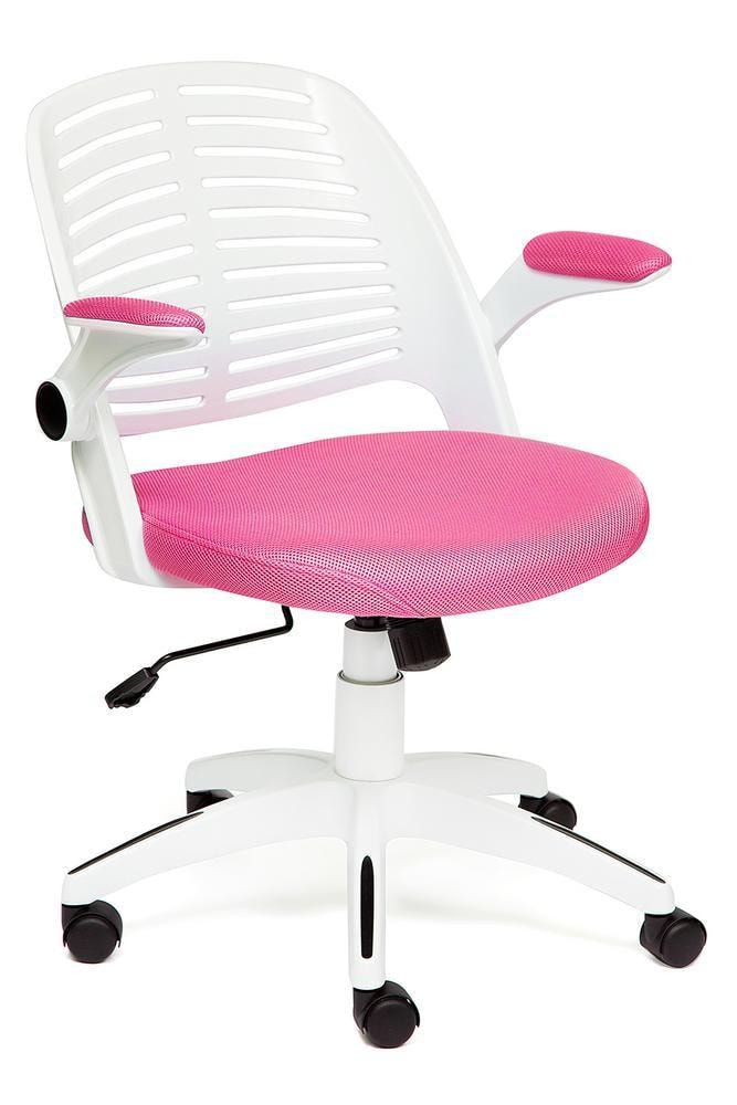 Кресло компьютерное на колесиках для школьника детское ортопедическое Tetchair JOY розовый