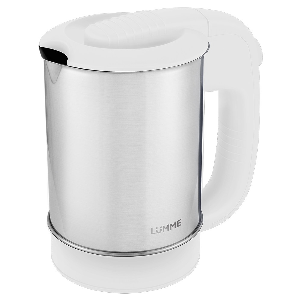 Чайник электрический LUMME LU-155 0.5 л белый, серебристый